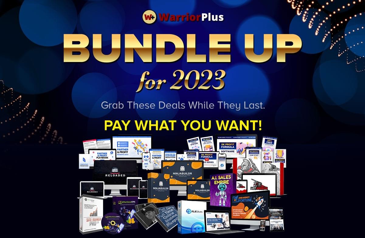 Bundle Up 2023 | Pay-What-You-Want Bundle | WarriorPlus
